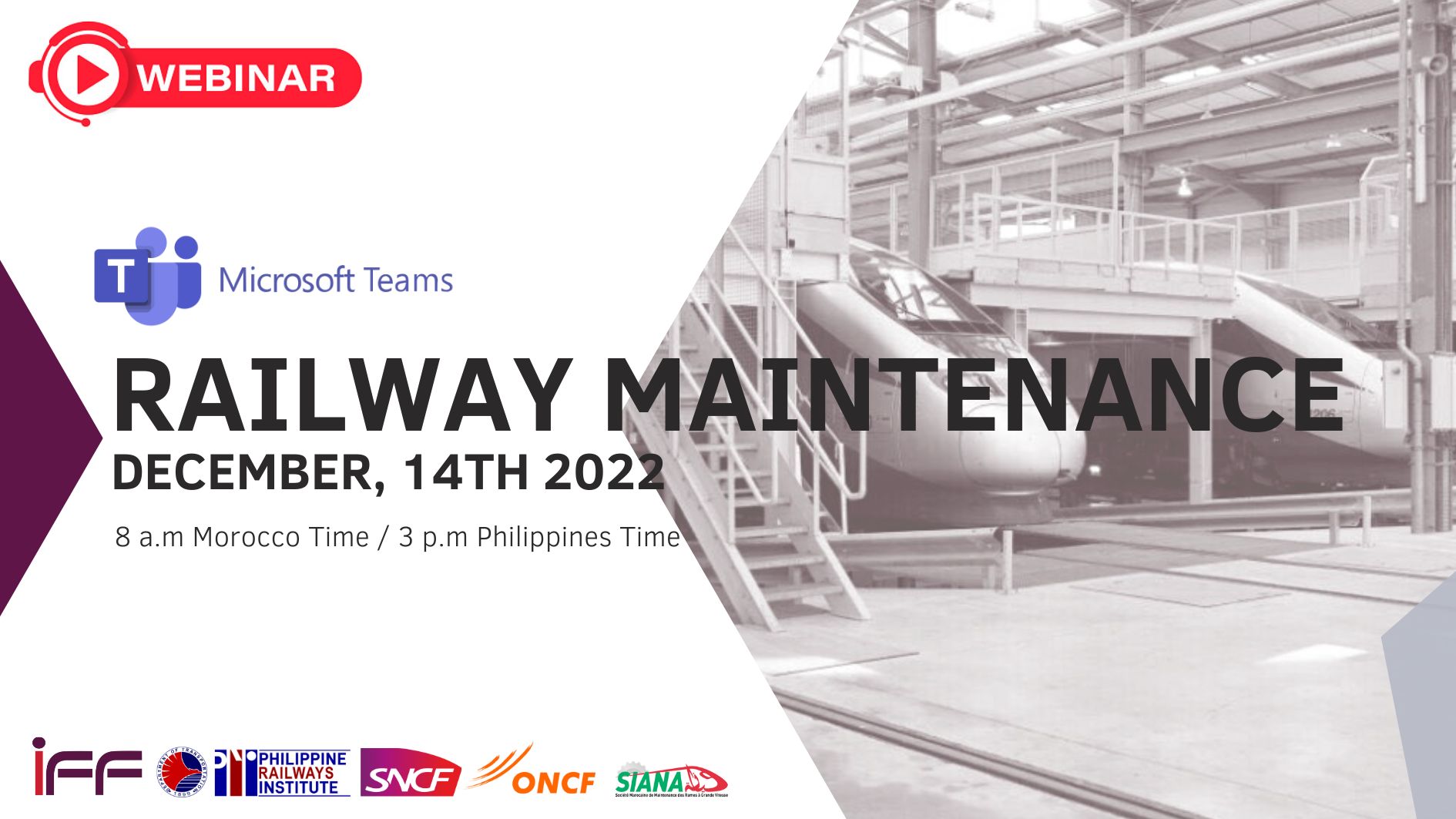 Webinar on Railway Maintenance - IFF | IFF